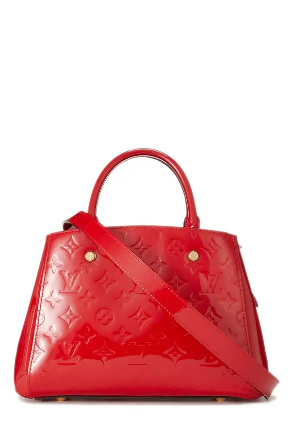 LOUIS VUITTON Cerise Monogram Vernis Montaigne