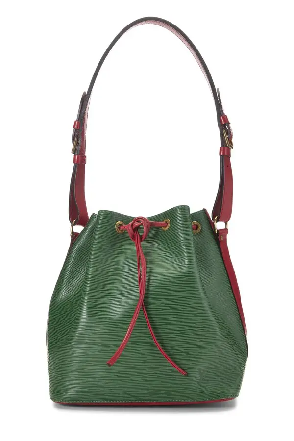 LOUIS VUITTON Bicolor Borneo Green & Red Epi No