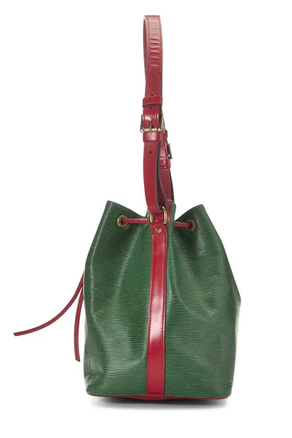 LOUIS VUITTON Bicolor Borneo Green & Red Epi No