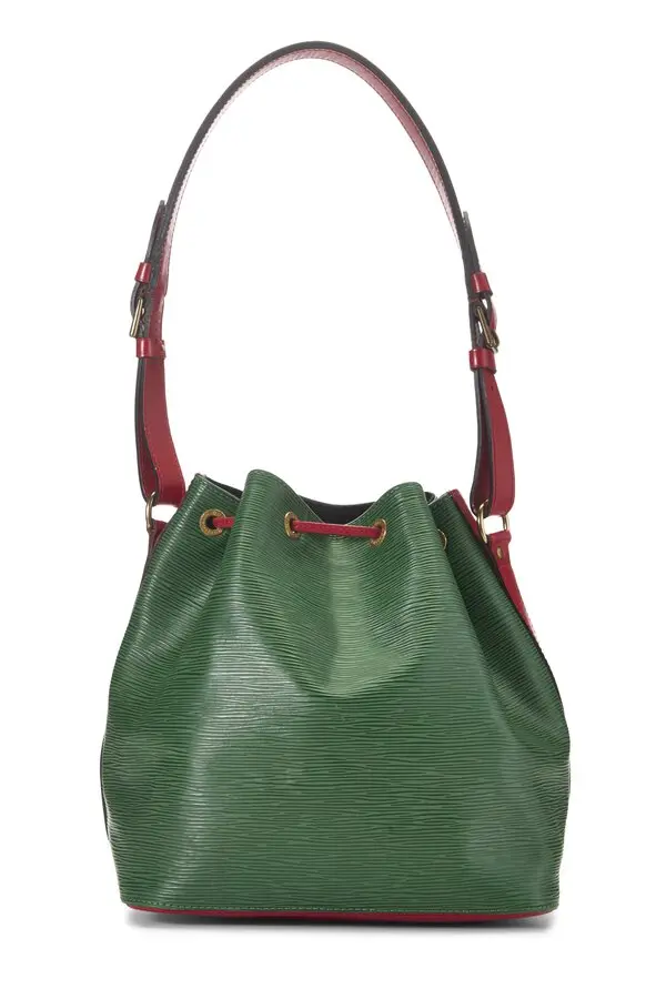 LOUIS VUITTON Bicolor Borneo Green & Red Epi No