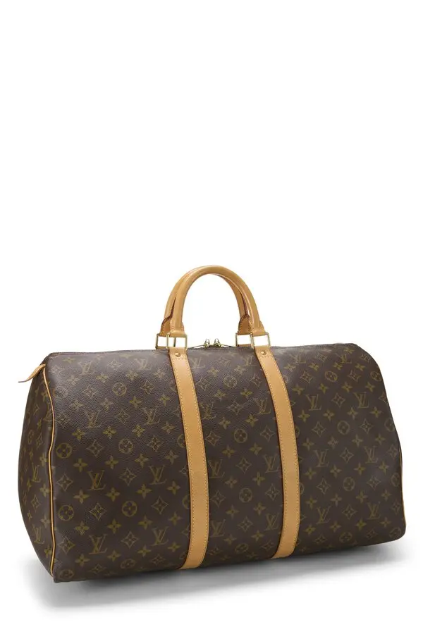 LOUIS VUITTON Monogram Keepall Bag 50