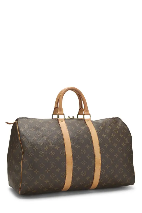 LOUIS VUITTON Monogram Keepall 45 Duffle Bag