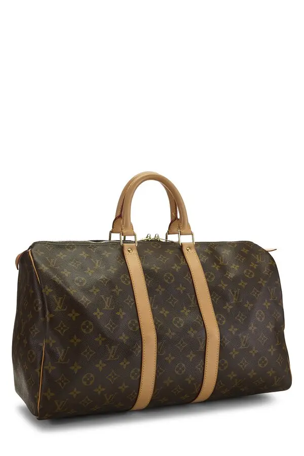 LOUIS VUITTON Monogram Keepall 45 Duffle Bag