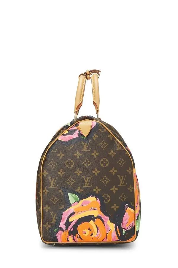 LOUIS VUITTON Stephen Sprouse X Monogram Roses Keepall Bag 50