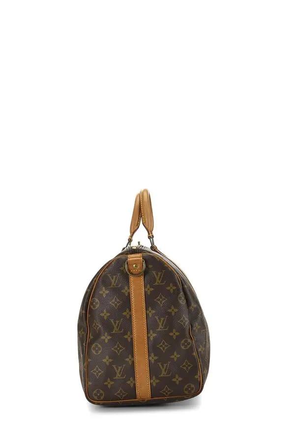 LOUIS VUITTON Monogram Keepall Bandouliere Bag 45