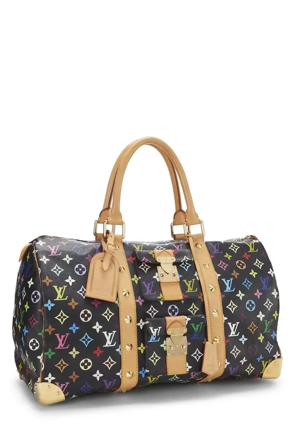 LOUIS VUITTON Takashi Murakami X Monogram Multicolore Keepall Bag 45