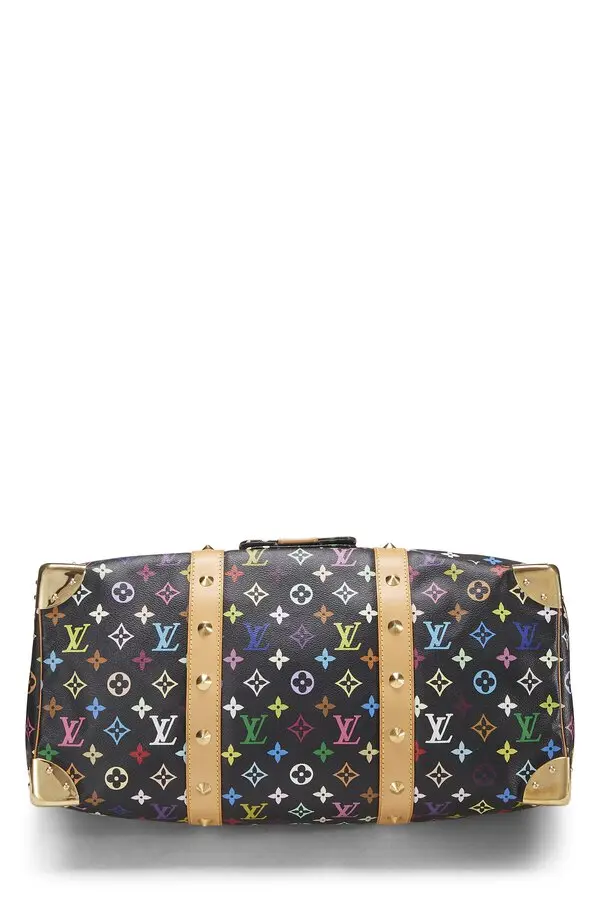LOUIS VUITTON Takashi Murakami X Monogram Multicolore Keepall Bag 45