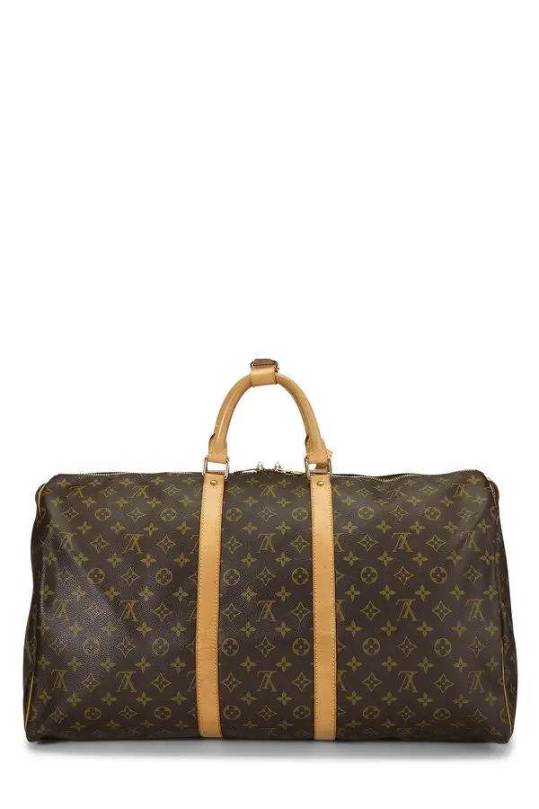LOUIS VUITTON Monogram Keepall 55 Duffle Bag