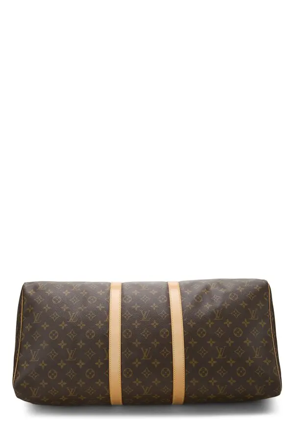 LOUIS VUITTON Monogram Keepall 55 Duffle Bag