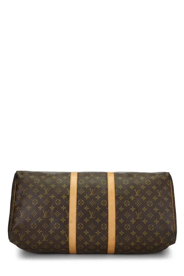 LOUIS VUITTON Monogram Keepall 55 Duffle Bag