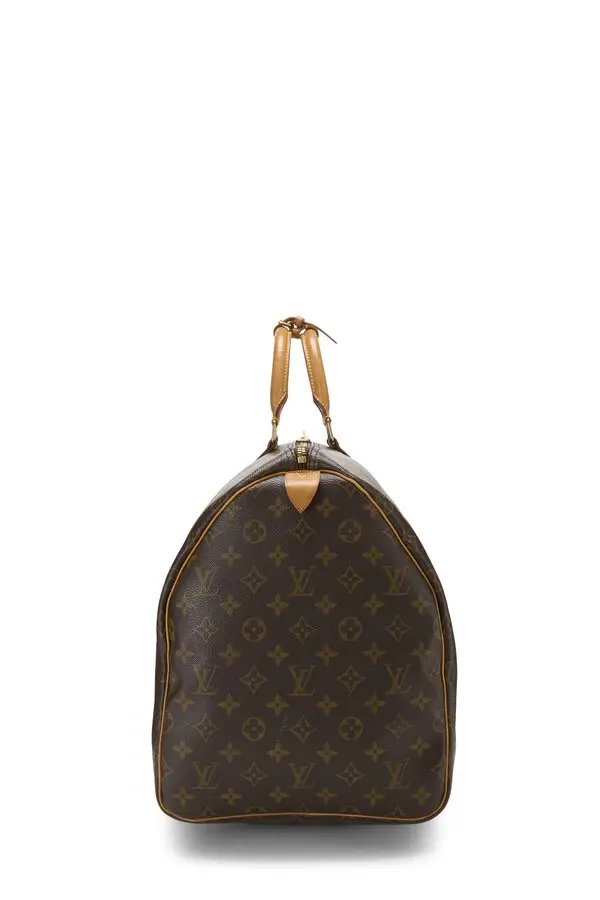 LOUIS VUITTON Monogram Keepall 55 Duffle Bag