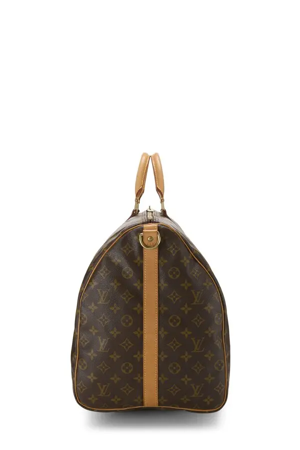 LOUIS VUITTON Monogram Keepall Bandouliere Bag 60