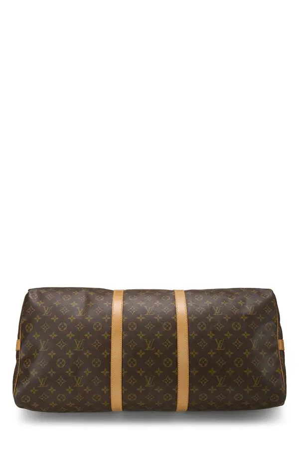 LOUIS VUITTON Monogram Keepall Bandouliere Bag 60