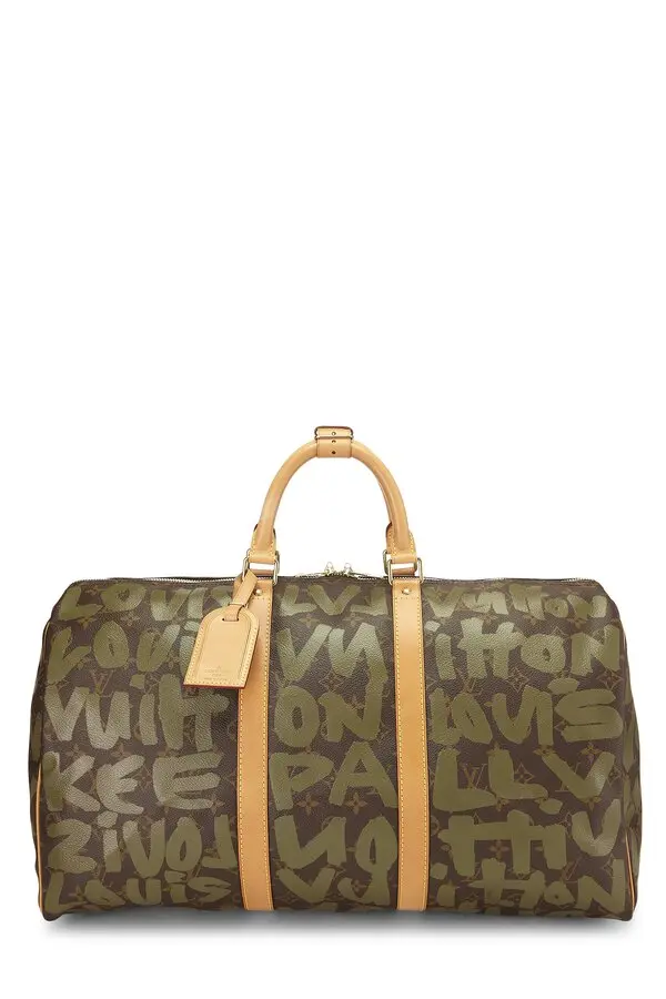 LOUIS VUITTON Stephen Sprouse X Monogram Graffiti Keepall 50 Bag