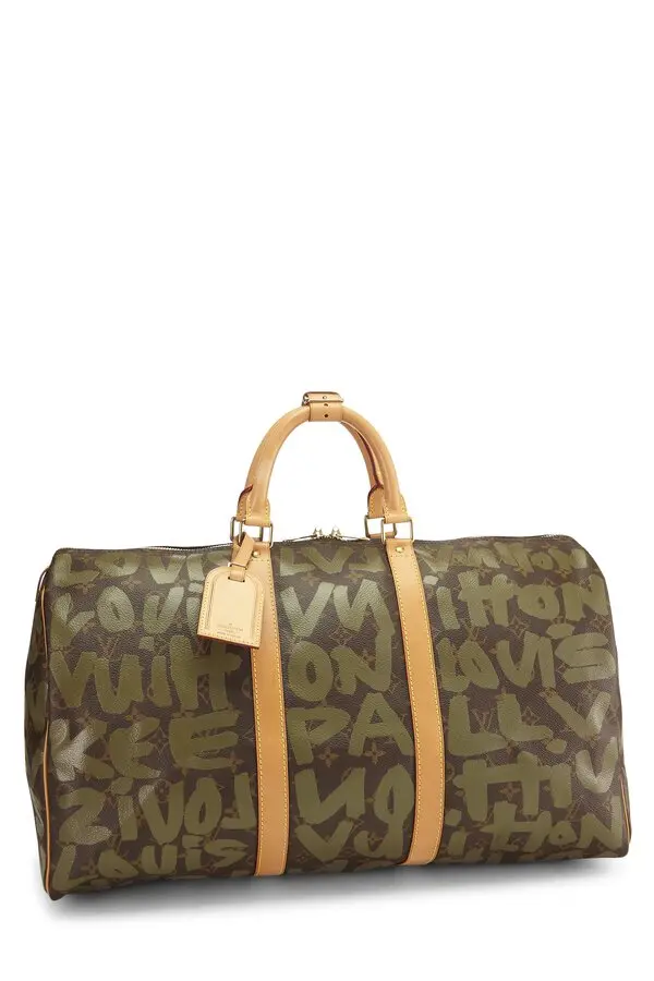 LOUIS VUITTON Stephen Sprouse X Monogram Graffiti Keepall 50 Bag