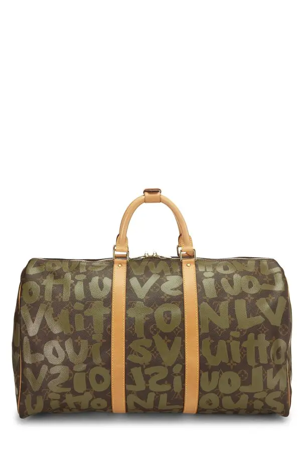LOUIS VUITTON Stephen Sprouse X Monogram Graffiti Keepall 50 Bag