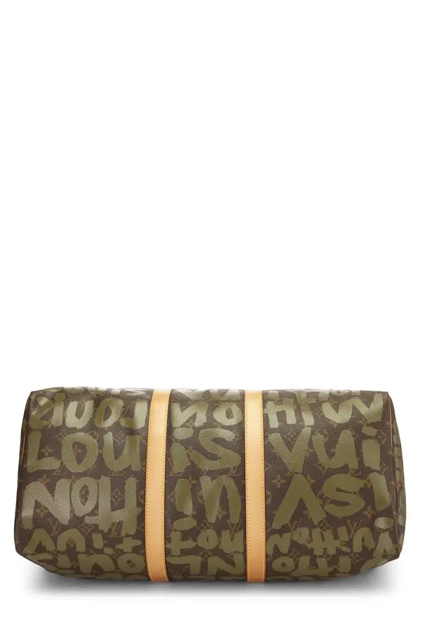 LOUIS VUITTON Stephen Sprouse X Monogram Graffiti Keepall 50 Bag