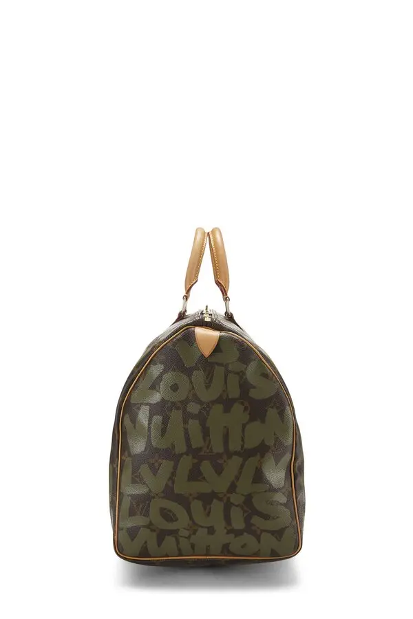 LOUIS VUITTON Stephen Sprouse X Monogram Graffiti Keepall 50 Bag - Green