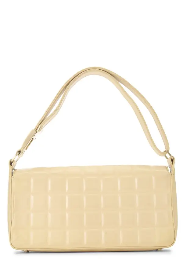 Chanel Chocolate Bar Shoulder Bag - Beige