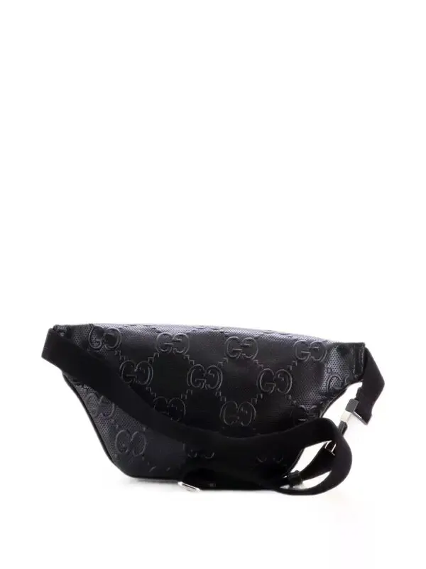 Gucci Gg Embossed Perforated Leather Small Belt Bag
