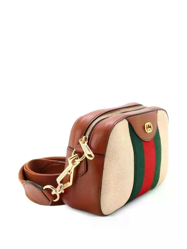 Gucci Vintage Web Canvas Camera Crossbody Bag