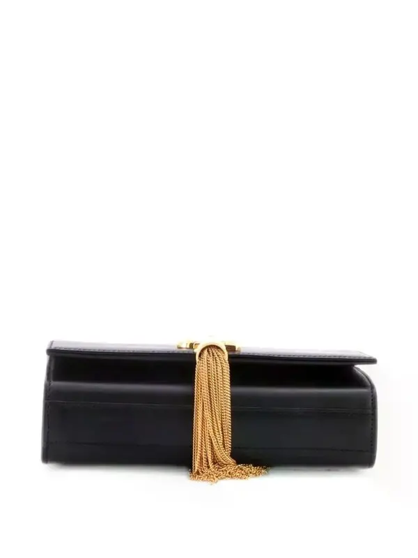 Saint Laurent Classic Monogram Tassel Leather Small Crossbody Bag