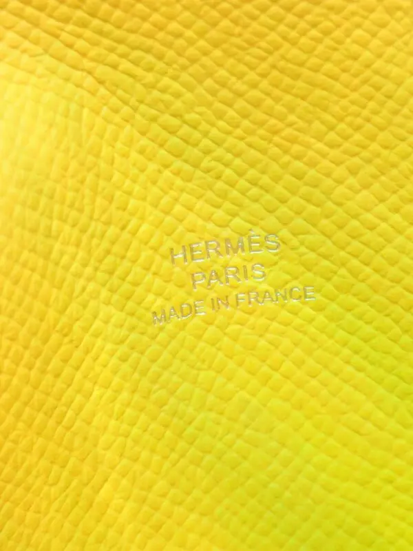 Hermès 2023 Epsom Hermesnap Wallet On Strap Crossbody Bag - Yellow