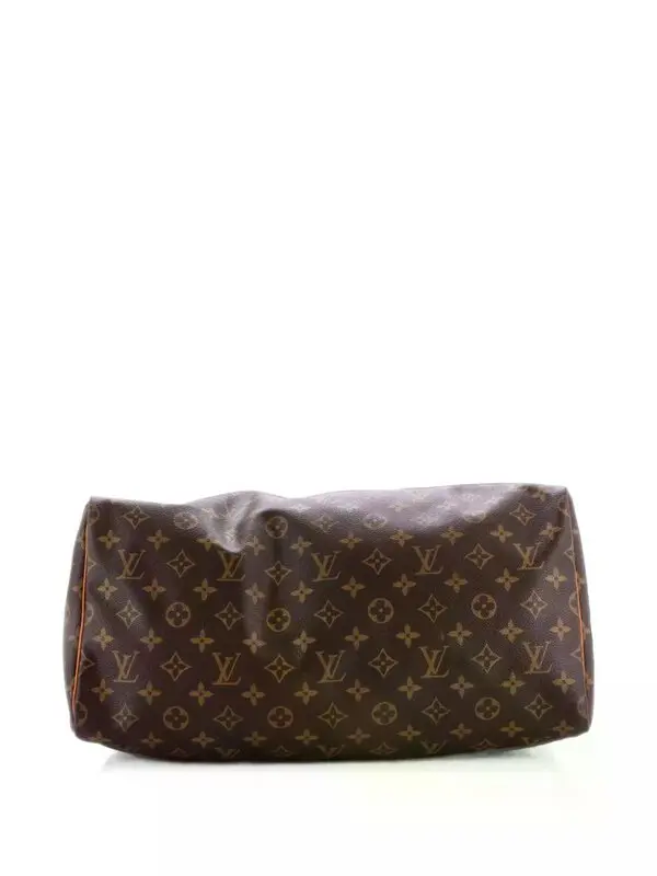 LOUIS VUITTON Speedy Monogram Canvas Satchel - Brown