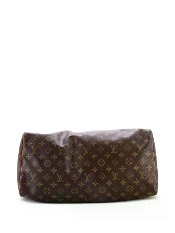 LOUIS VUITTON Speedy Monogram Canvas Satchel - Brown