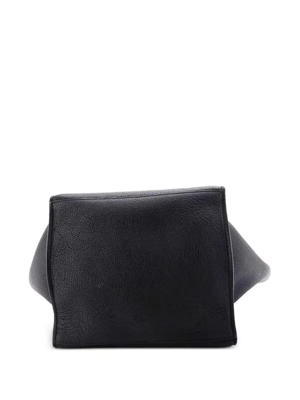 Celine Grained Calfskin Satchel - Black