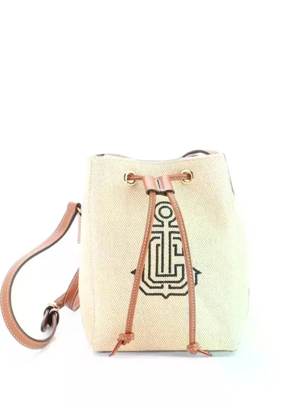 Celine Cailor Canvas Micro Bucket Bag