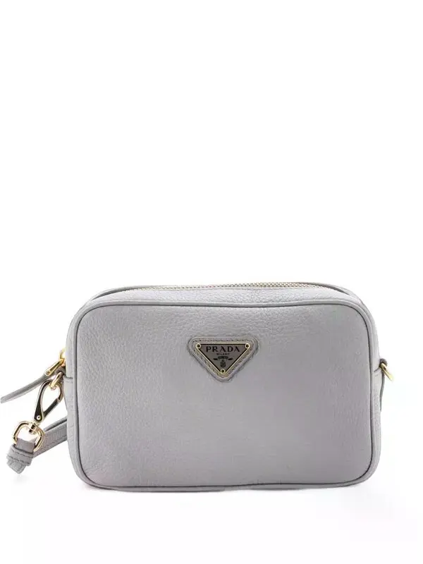 Prada Vitello Soft Mini Camera Bag - Grey