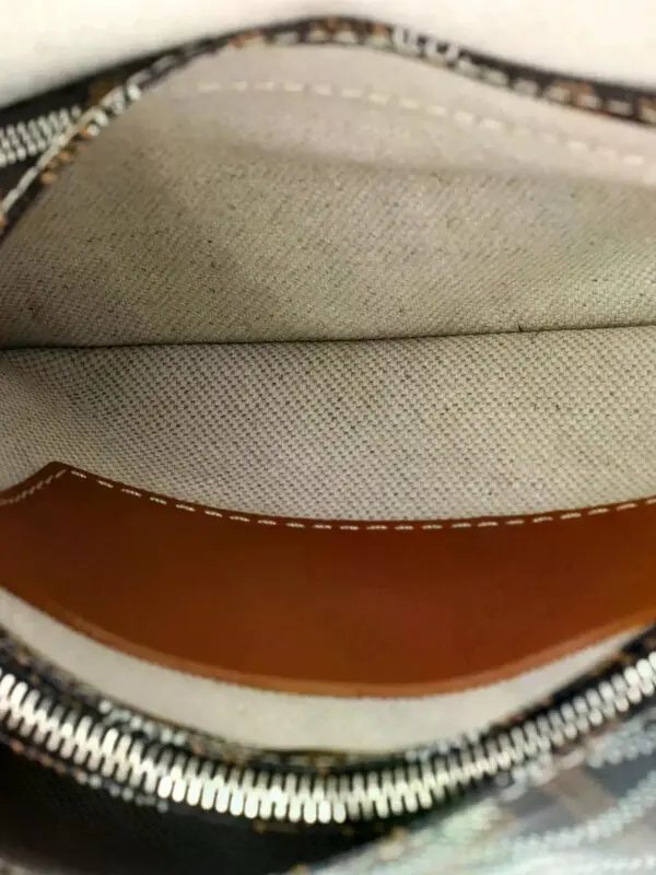 Goyard Plumet Clutch Wallet Coated Canvas Crossbody Bag - Brown