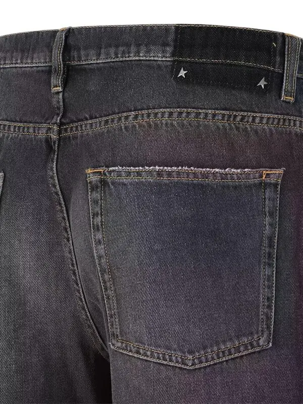 GOLDEN GOOSE Distressed Logo-patch Jeans