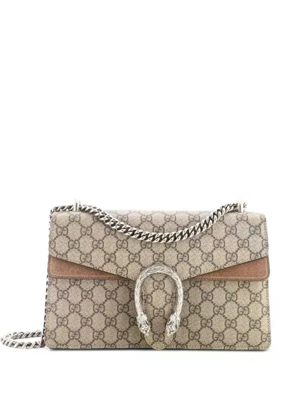 Gucci Dionysus Gg Coated Canvas Small Shoulder Bag - Brown