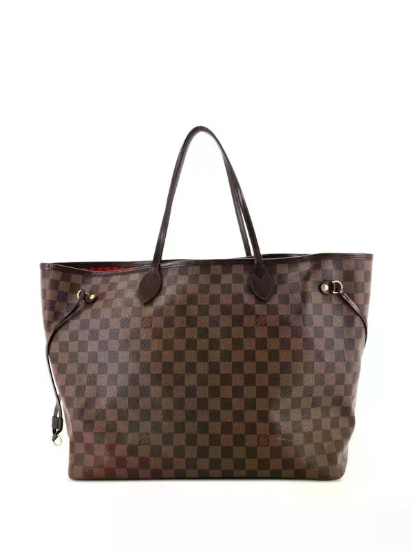LOUIS VUITTON Neverfull Nm Damier Gm Tote Bag - Brown