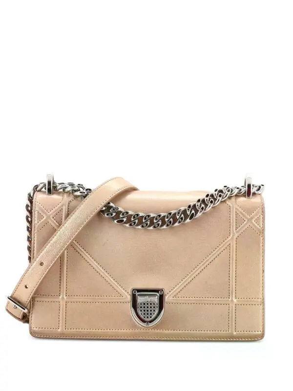 Dior Diorama Flap Bag Iridescent Nubuck Small Shoulder Bag