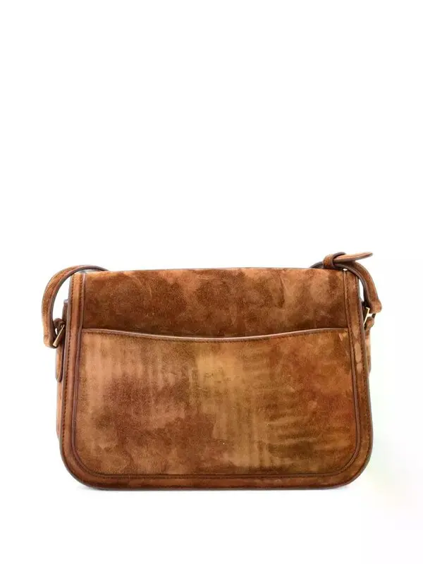 Saint Laurent Suede Shoulder Bag - Brown