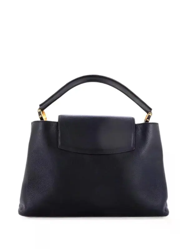 LOUIS VUITTON Capucines Bag Leather Mm Satchel