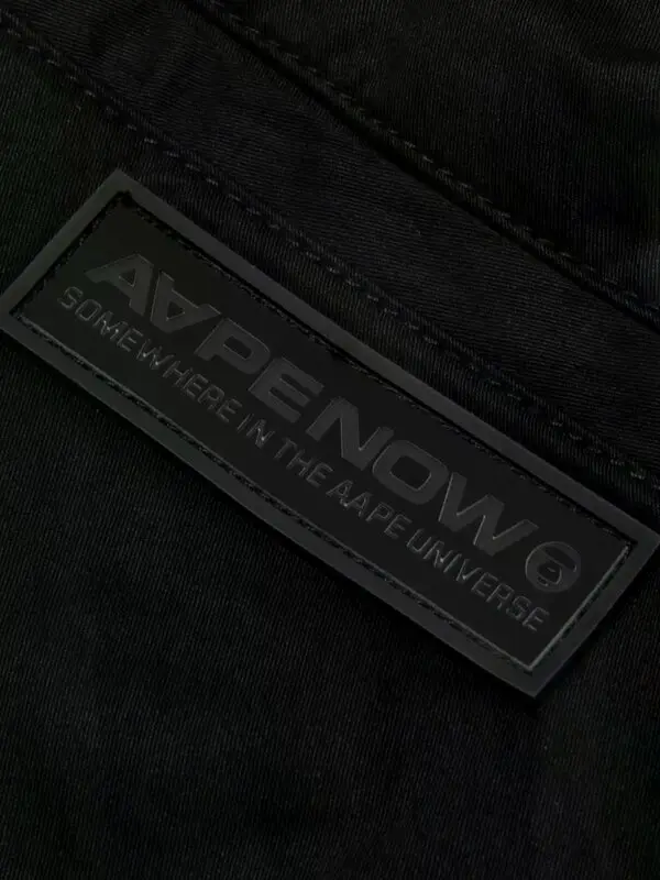 AAPE BY *A BATHING APE Woven Moonface Logo Pants