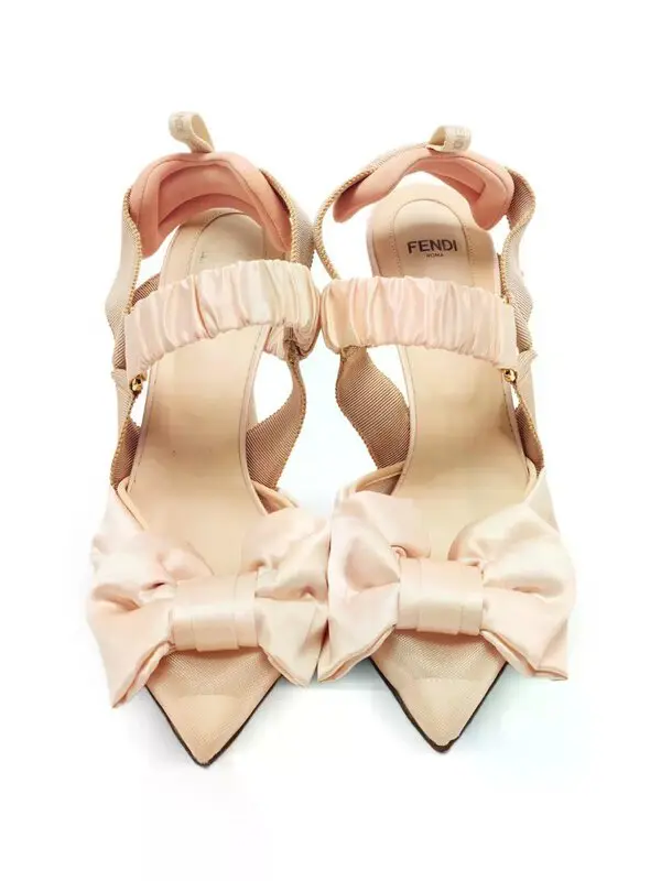 Fendi Colibri Bow-detail Heeled Pumps