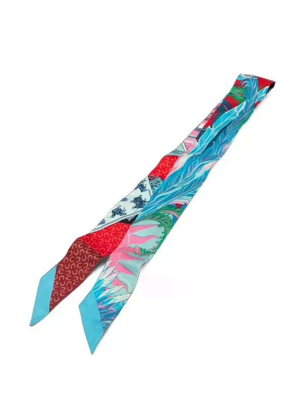 Hermès 2010-2026 Cheval Phoenix Silk Twilly Scarf Scarves