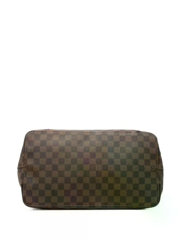 LOUIS VUITTON 1990-2010 Damier Ebene Hampstead Mm Tote Bag