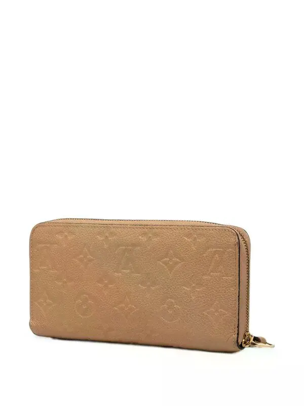 LOUIS VUITTON 2017 Monogram Empreinte Zippy Wallet Long Wallets - Neutrals