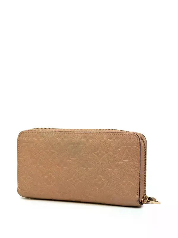 LOUIS VUITTON 2017 Monogram Empreinte Zippy Wallet Long Wallets