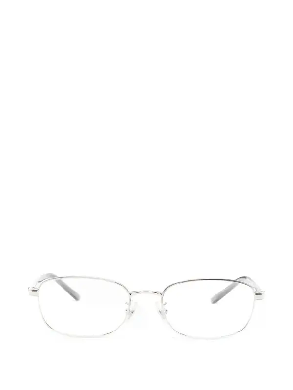 Ray-ban Rectangle Frame Eyeglasses - Silver