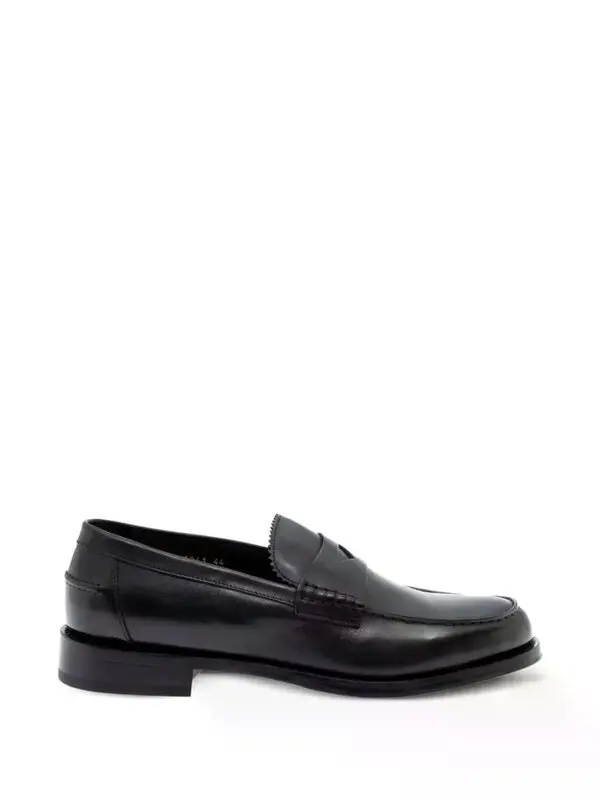 DOUCAL'S Leather Penny Loafers