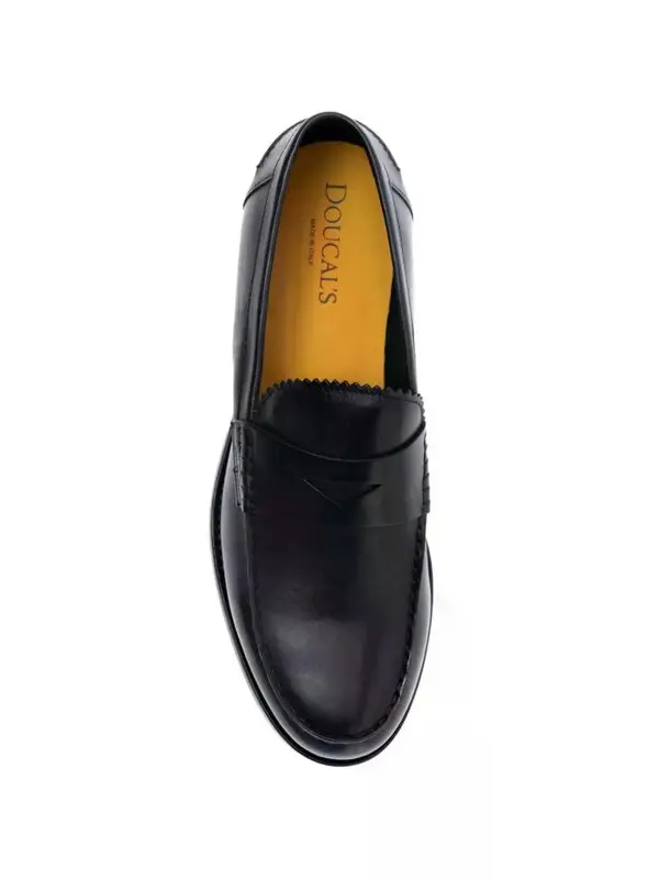 DOUCAL'S Leather Penny Loafers