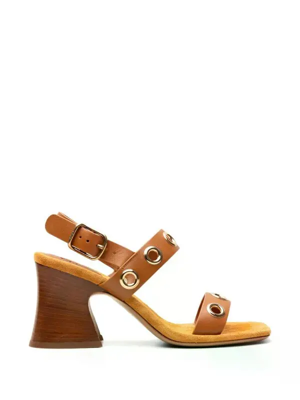 Chloé Janis Eyelet Embellished Sandals