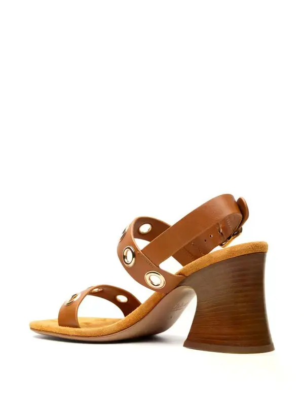 Chloé Janis Eyelet Embellished Sandals